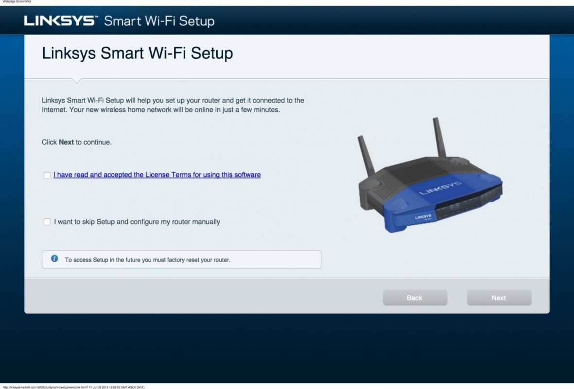 Linksys Smart Wi-Fi – Zit Seng's Blog