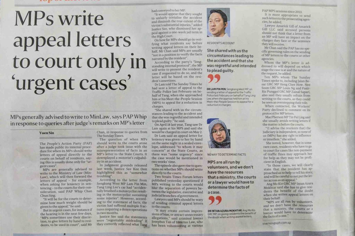 Why Are MP Letters So Big Deal Zit Seng s Blog