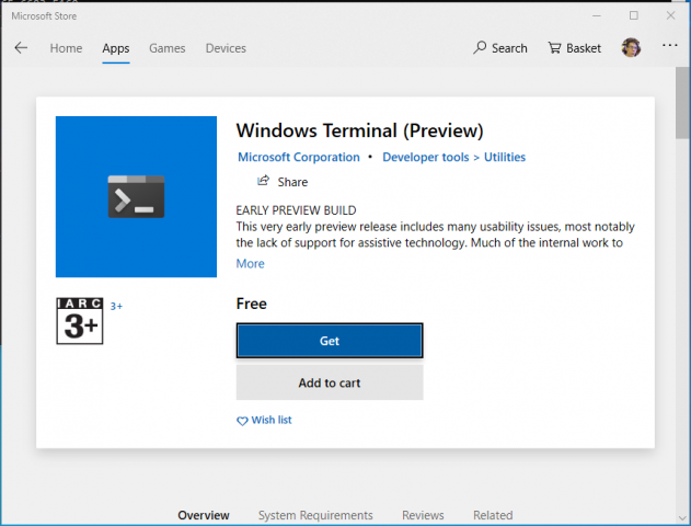 Windows Terminal Preview Available – Zit Seng's Blog